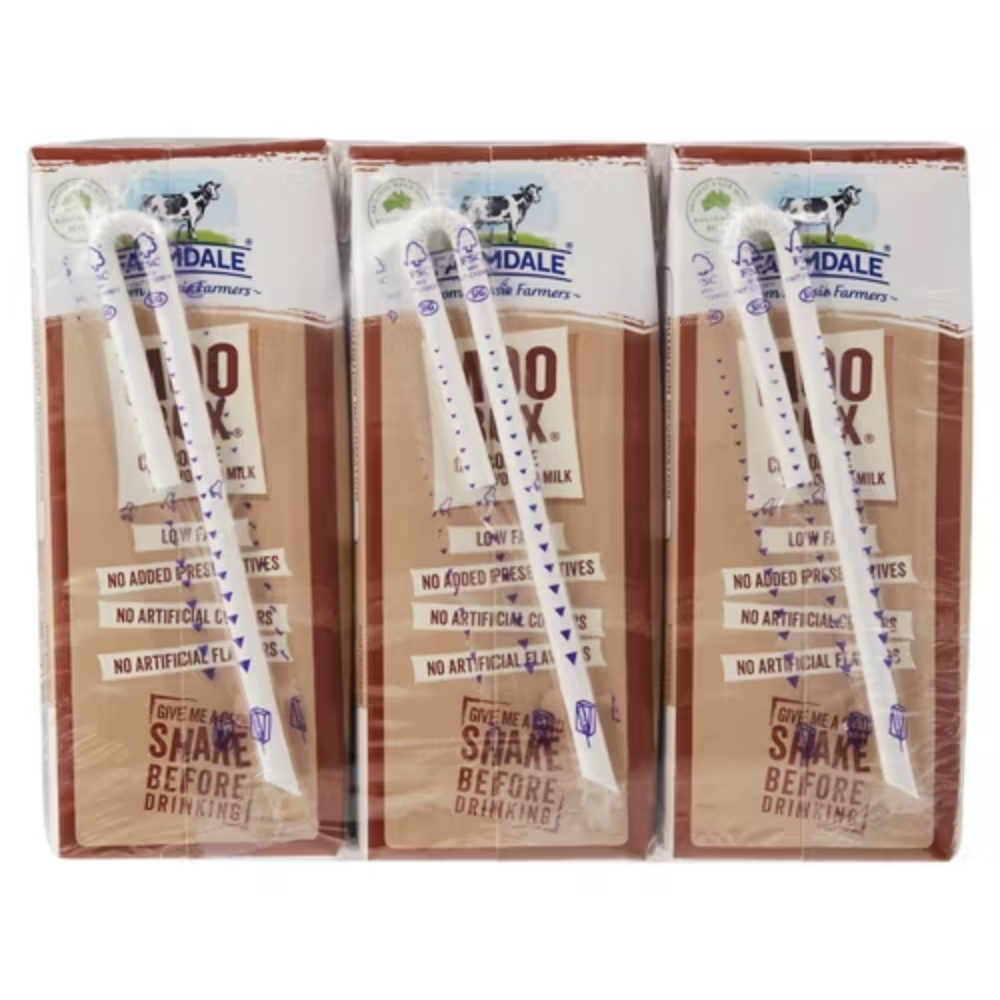 Moo Box - Chocolate Flavoured Milk 6 Pack 200ml - Wholesale Supermarket